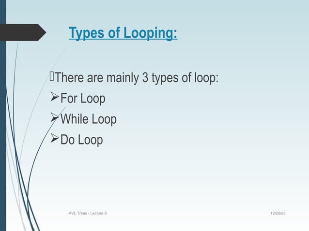 Do Do While Loop Visual Basic Ppt