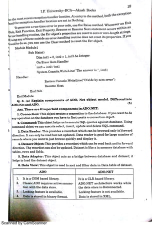 Syllabus Front End Design Tool VB.NET | BCA-205 | PDF