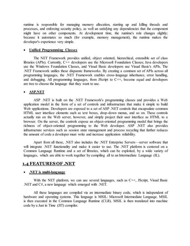 Vb.net class notes | DOCX