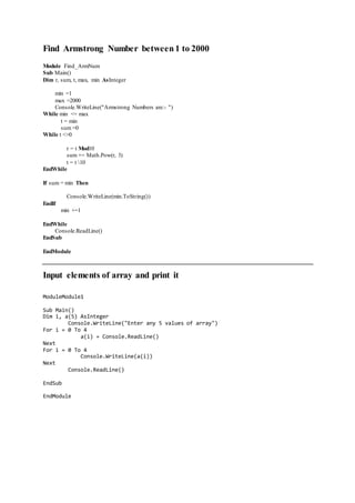 Vb.net programs | PDF
