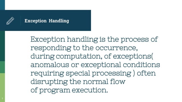 Exception Handling in VB.Net | Programming Languages | Computing