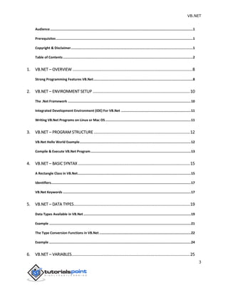 Vb.net tutorial | PDF