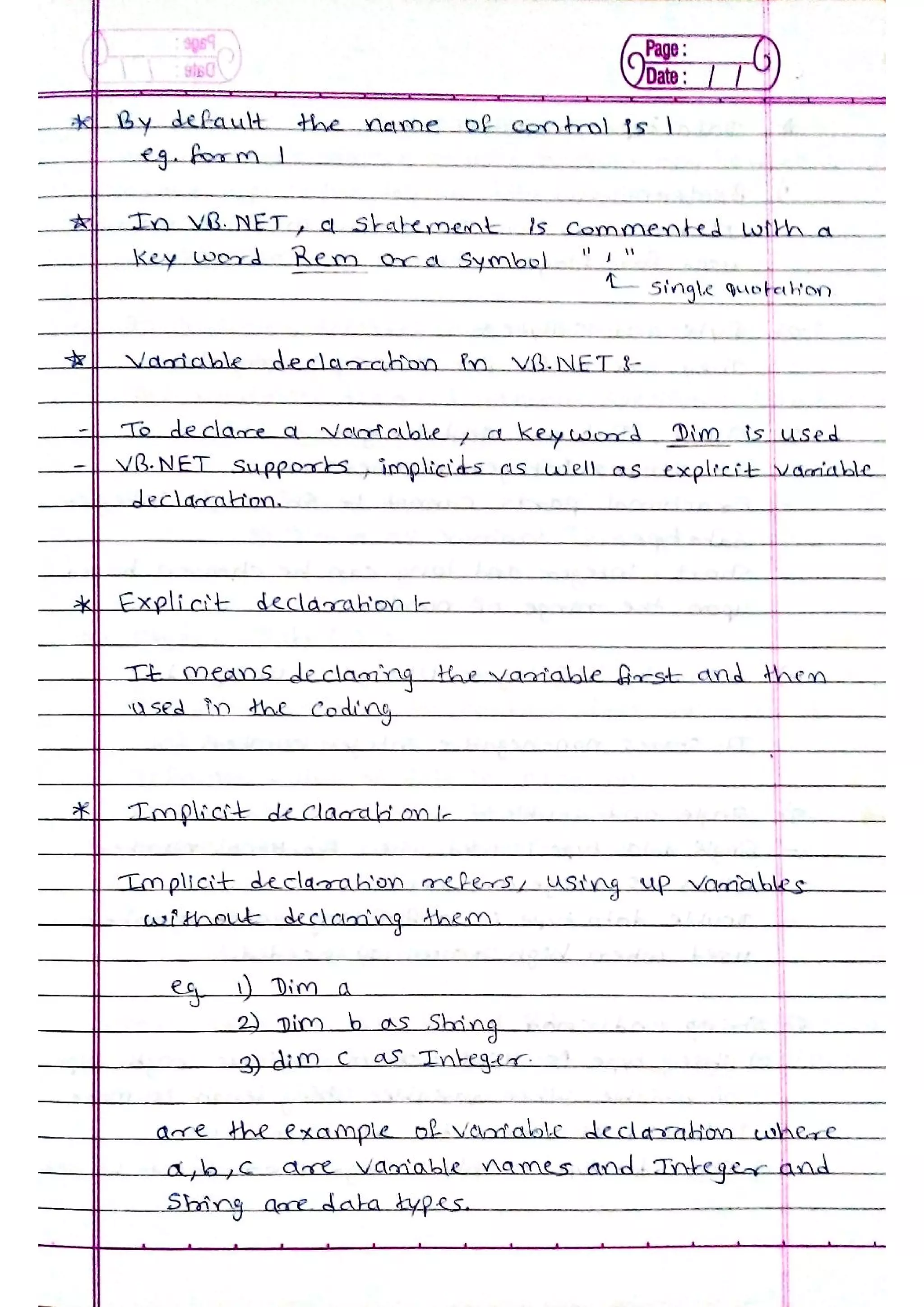 Vb Net Visual Basic Coding Pdf