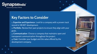 Top VB.NET Development Company for Custom Solutions | PPT