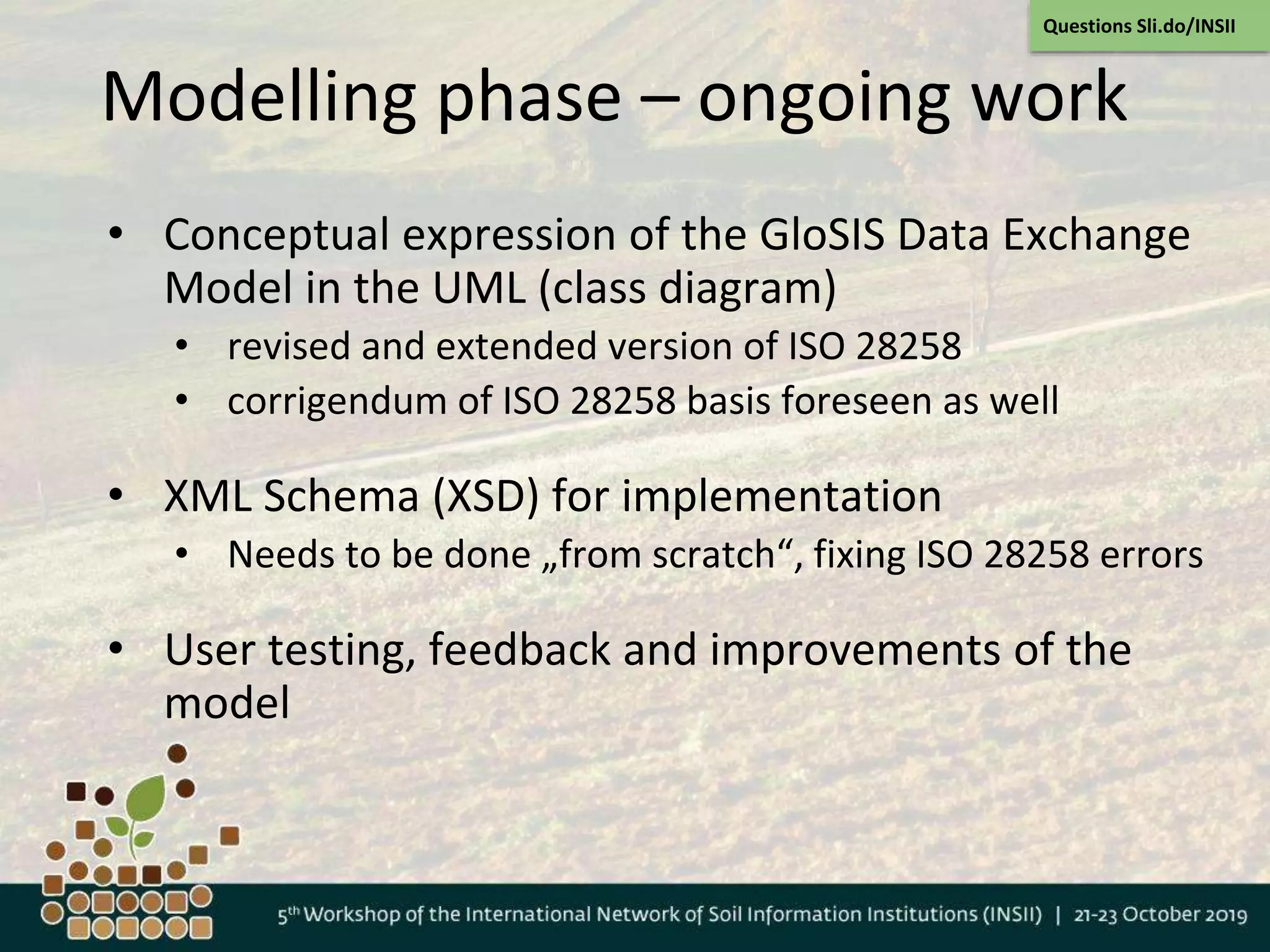 Vb - GloSIS Data Exchange Model | PPTX