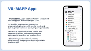 Unlocking Potential: VB-MAPP App & Essential for Living Assessment | PPTX