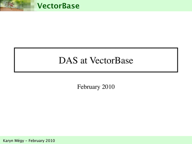 VectorBase DAS Tutorial | KEY | Web Development | Internet