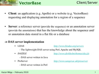 VectorBase DAS Tutorial | KEY | Web Development | Internet
