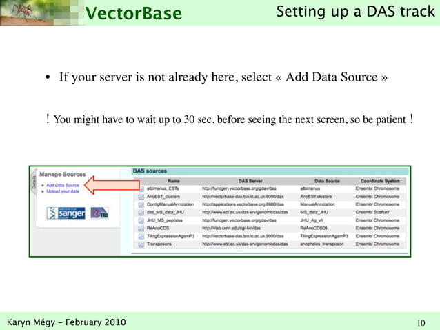 VectorBase DAS Tutorial | KEY | Web Development | Internet