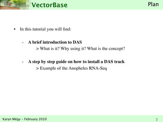 VectorBase DAS Tutorial | KEY | Web Development | Internet
