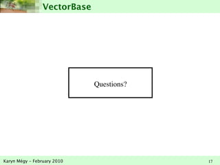 VectorBase DAS Tutorial | KEY | Web Development | Internet