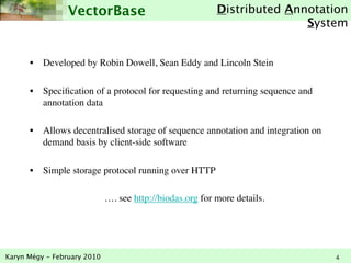 VectorBase DAS Tutorial | KEY | Web Development | Internet