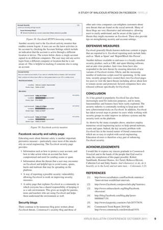 Facebook Attacks - an in-depth analysis | PDF