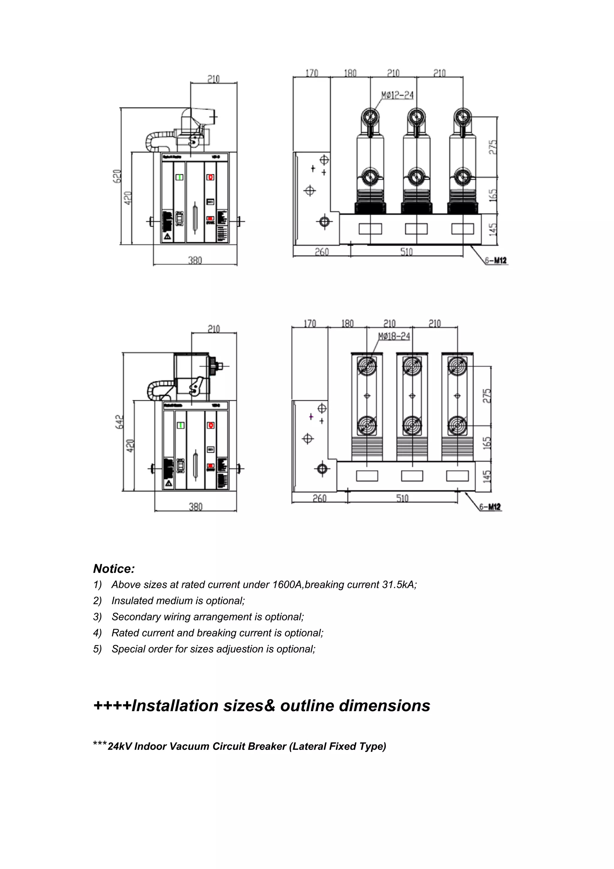 Vb4 s lateral vacuum circuit breaker | PDF