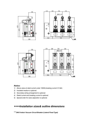 Vb4 s lateral vacuum circuit breaker | PDF