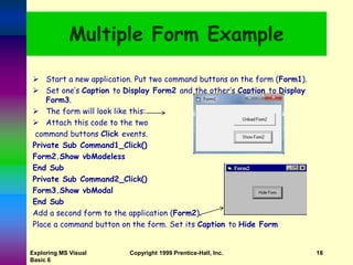 VB_ERROR CONTROL_FILE HANDLING.ppt | Programming Languages | Computing