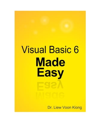 Visual Basic 6.0 | PDF