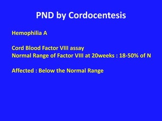 CD__PND_in_Hemophilia_A.pptx | Blood Disorders | Diseases and Conditions