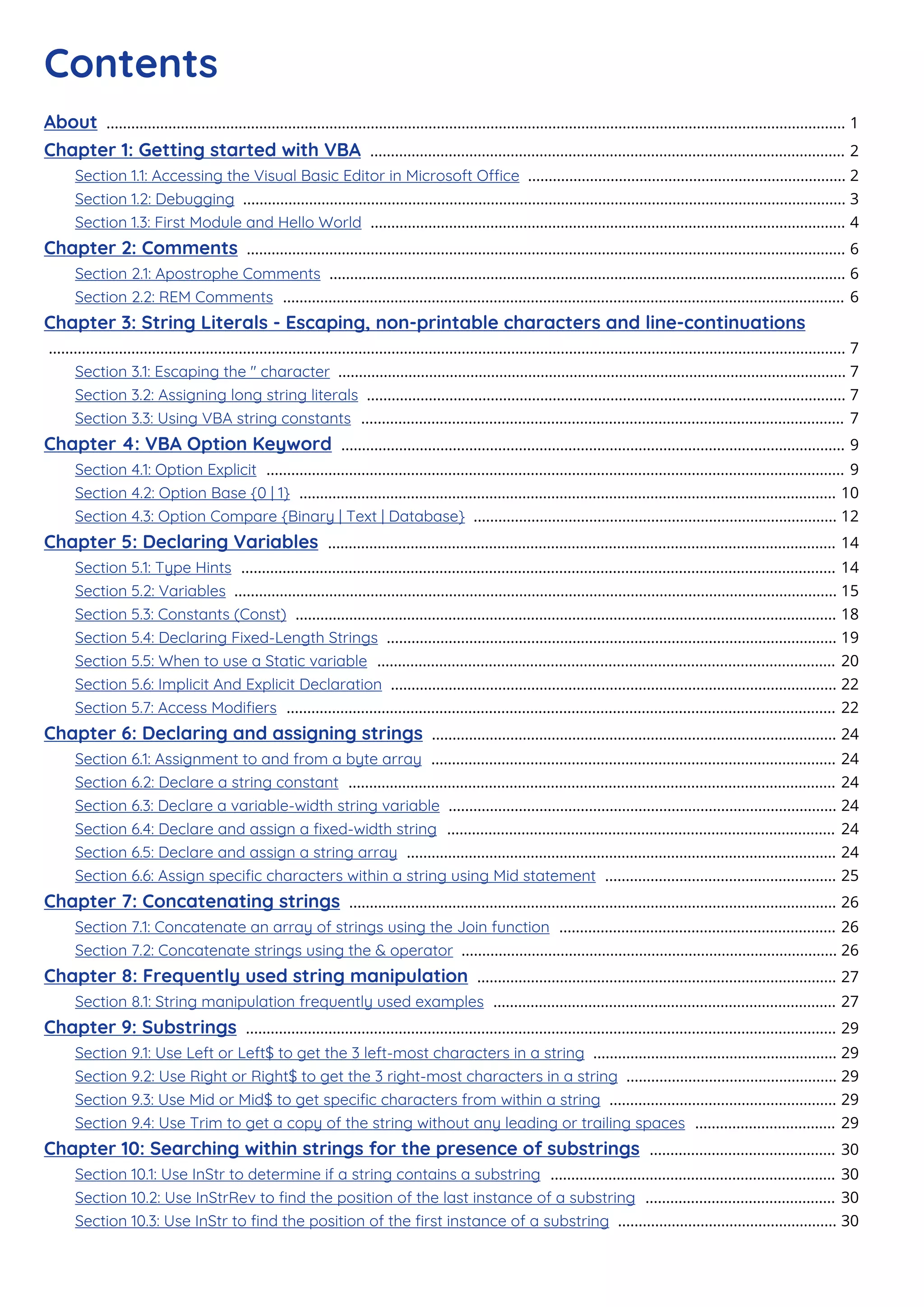 Vba notes-for-professionals | PDF