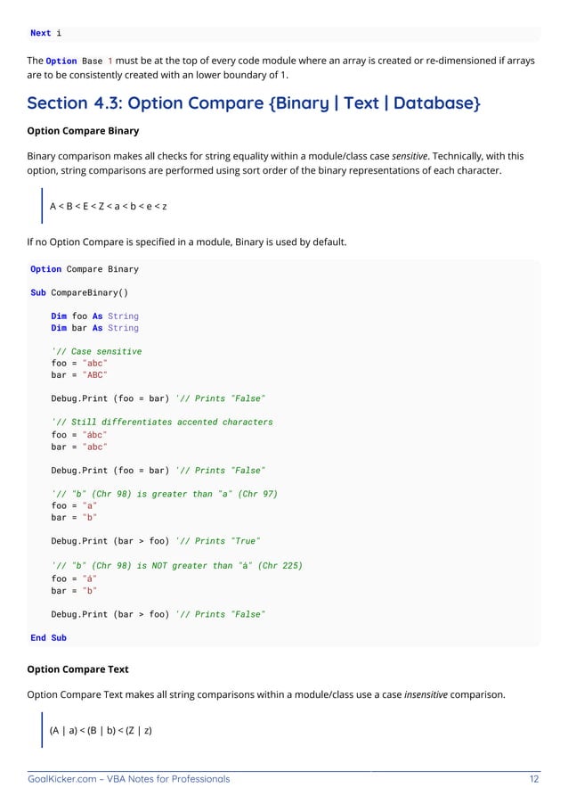 Vba notes-for-professionals | PDF