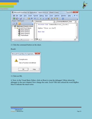 Vba 2 (students copy) | PDF