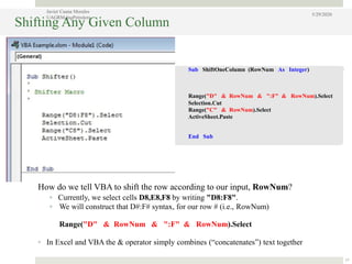 Vba and macro creation (using excel) | PPT