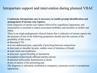vaginal birth after CS | PPTX