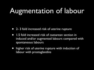 Vaginal Birth after C Section (VBAC) | PDF
