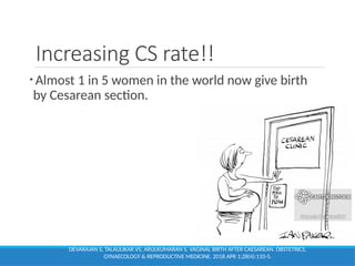 Vaginal birth after cesarean presentation | PPTX