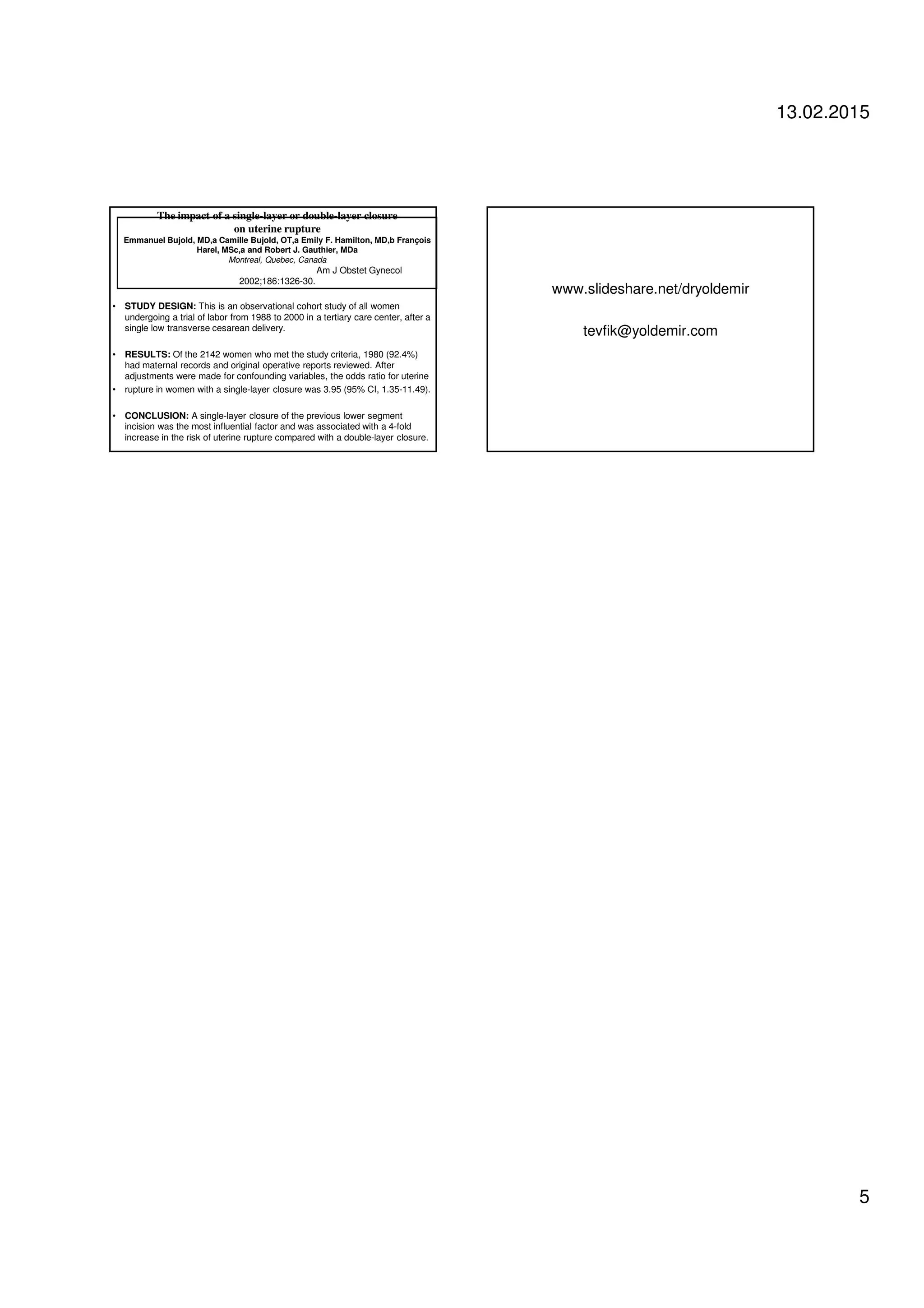 Vaginal birth after C-section | PDF
