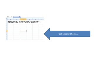 VBA in MS-Excel | PPT