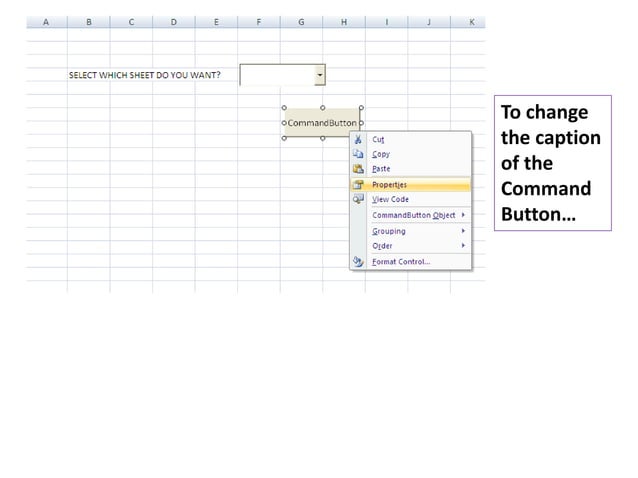 Vba In Ms Excel Ppt