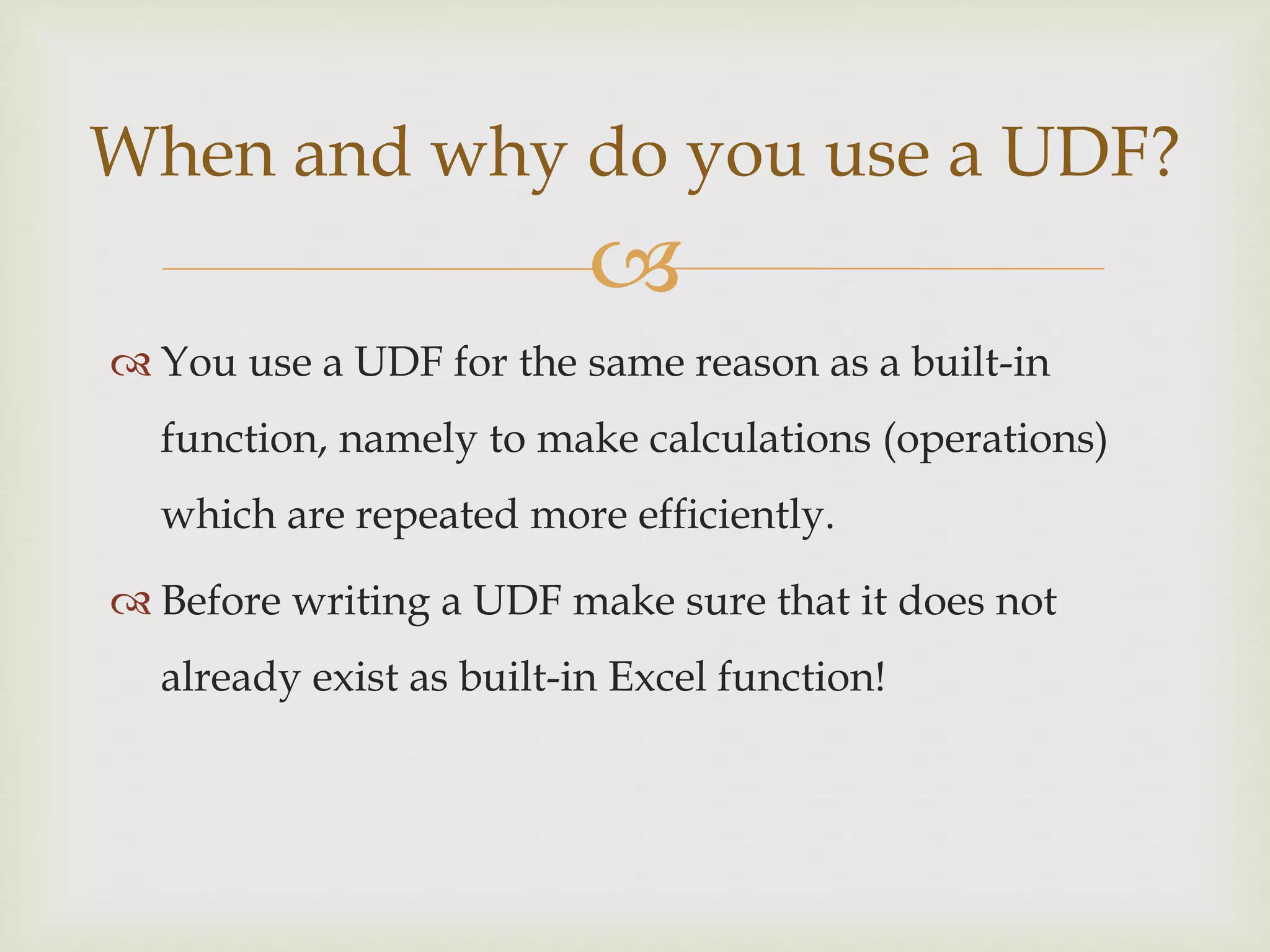 Vba introduction | PPTX