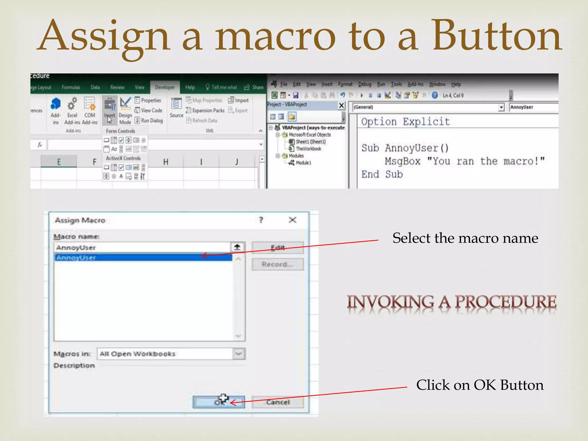 Vba introduction | PPTX