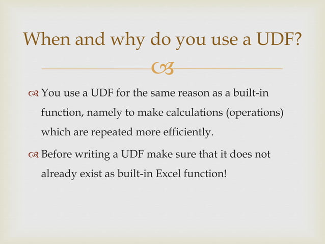 Vba introduction | PPTX
