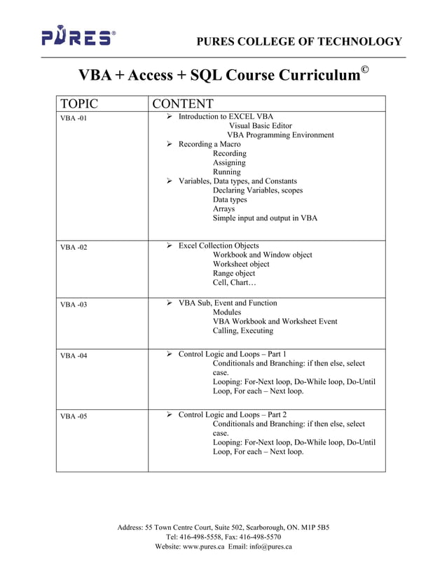 Vba outline excel | PDF
