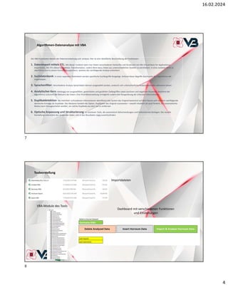 VBA Programmierung - VB Analyst Pitchdeck | PDF