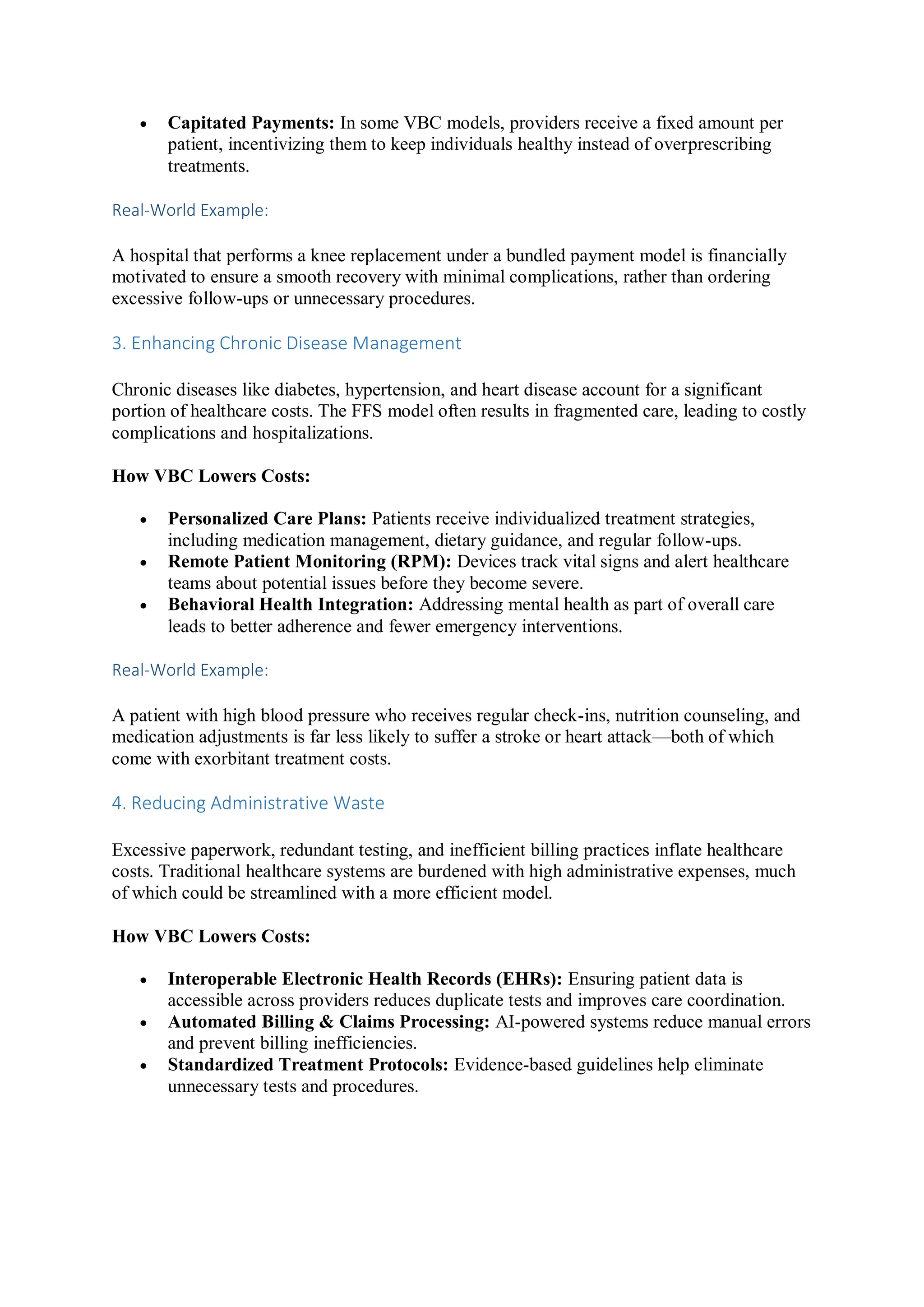 How Does Value-Based Care Reduce Healthcare Costs? | PDF