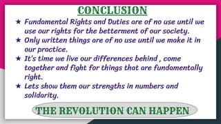 Fundamental Rights and Duties | PPT