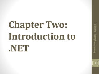 Vb ch 2-introduction_to_.net