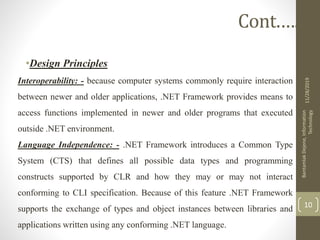 introduction to .net