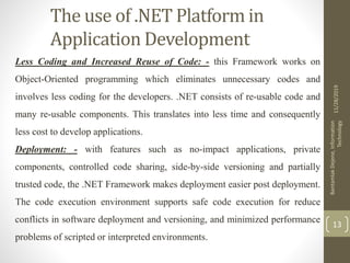 introduction to .net