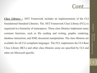 introduction to .net