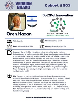 Version Bravo- The Springboard for Navy SEAL entrepreneurship, cohort ...