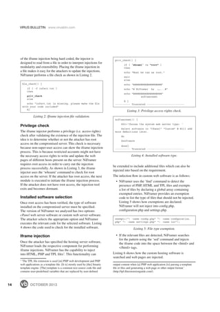 NIframer - CPanel IFrame Injector (Bash based) - Virus Bulletin ...