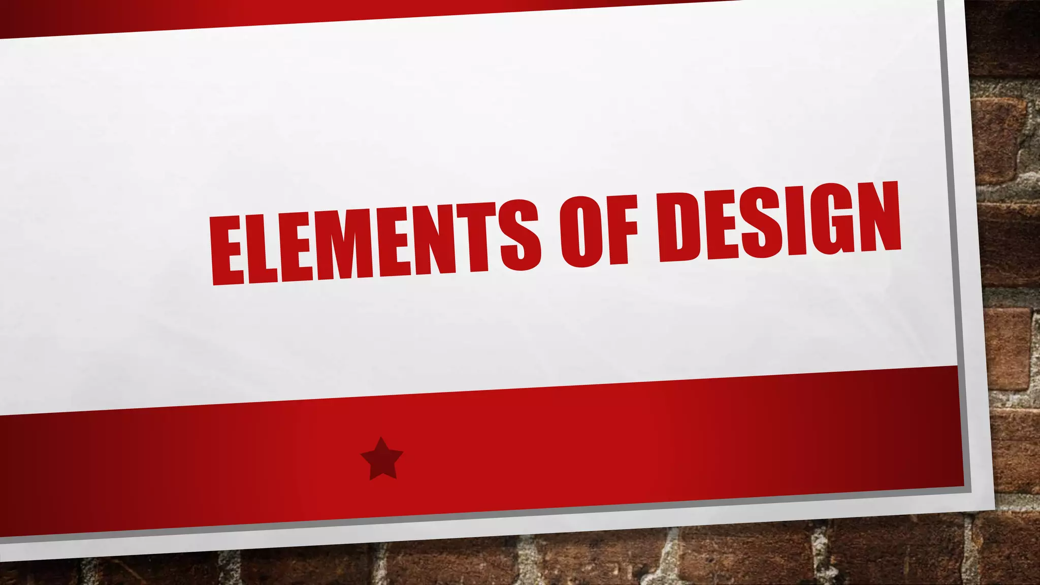 Elements and Principles of Design (Year 10) | PPT