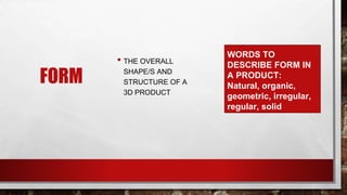 Elements and Principles of Design (Year 10) | PPTX