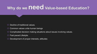 Value-based Education | PPTX