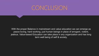 Value-based Education | PPTX
