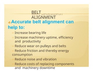 Presentation on V Belt Alignment Training .pptx